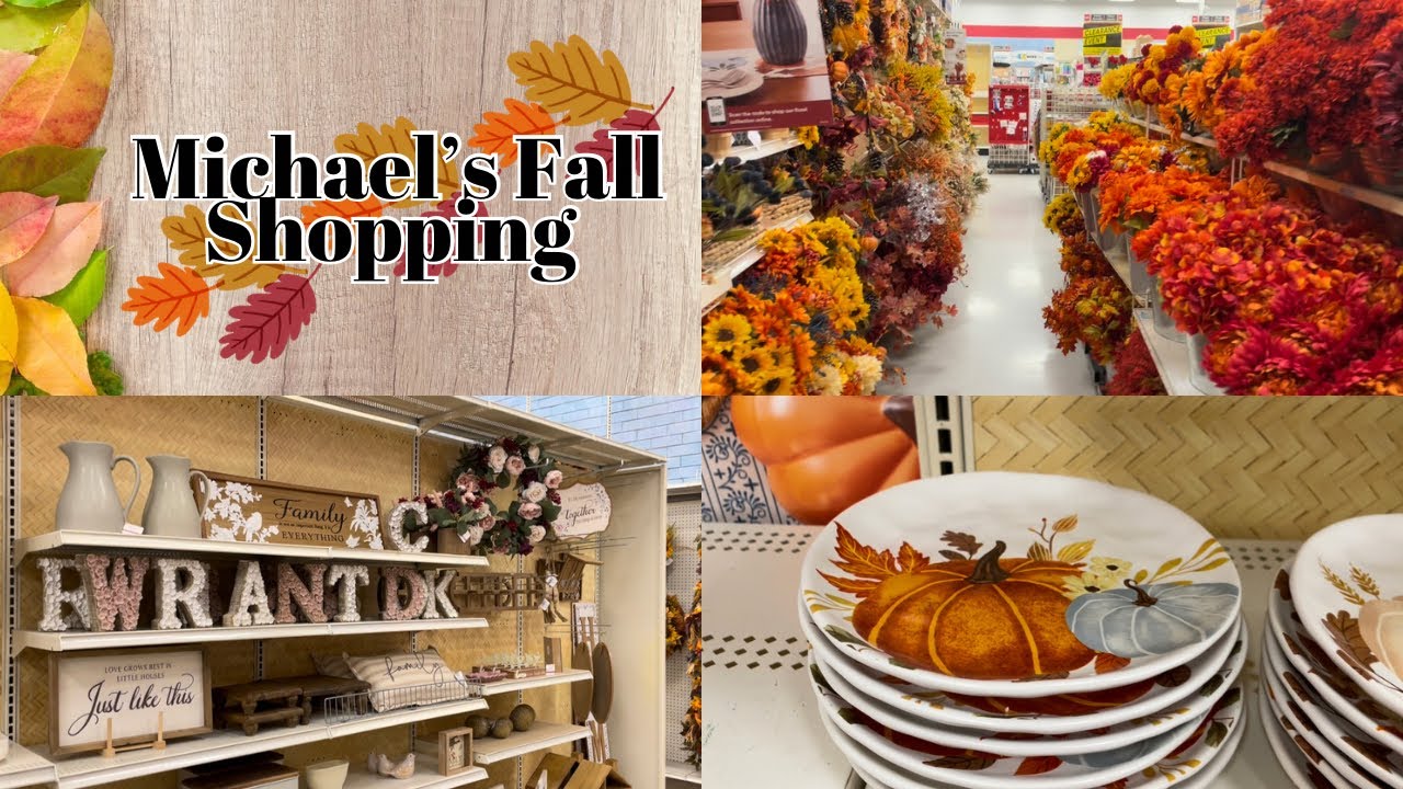 Michael's Fall Shopping |COME WITH ME| Pumpkins, Autumn, Fall Decor ...