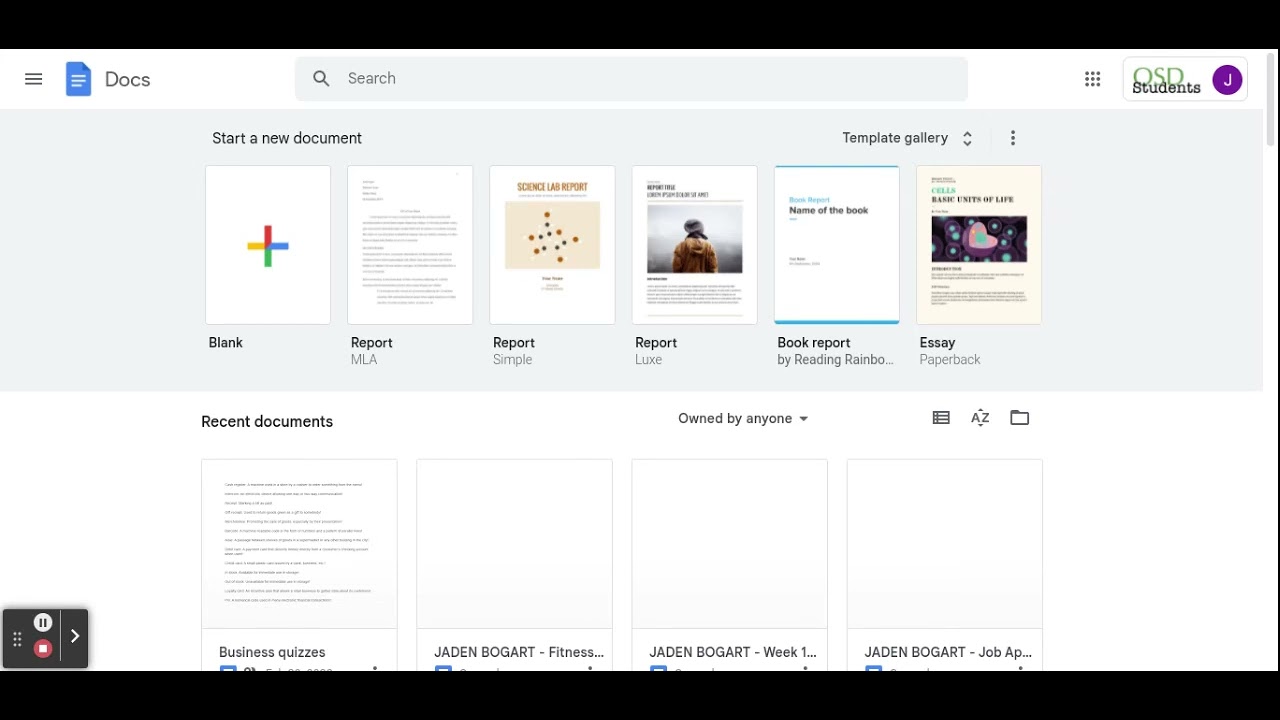 Google Docs on Chromebook - YouTube