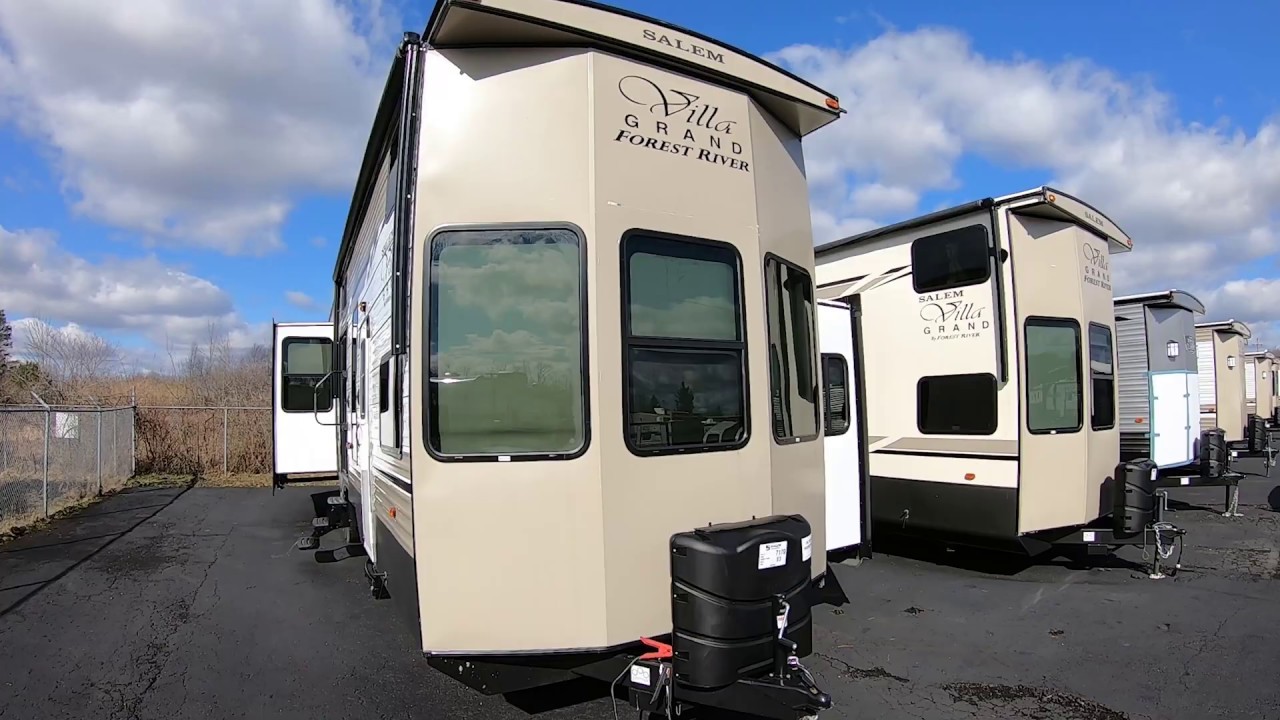 2020 Salem Villa 42DL Park Model Travel Trailer Walk Through - YouTube