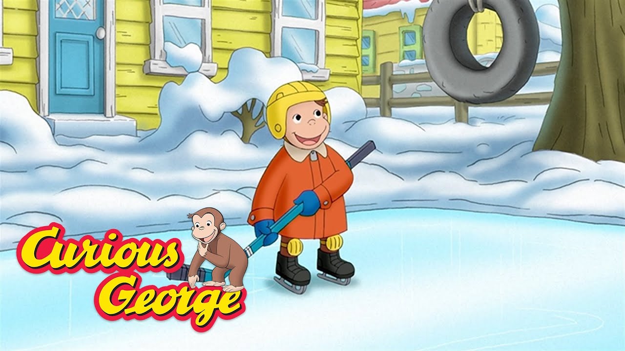 George builds a backyard ice rink 🐵 Curious George 🐵 Kids Cartoon 🐵 Kids Movies - YouTube