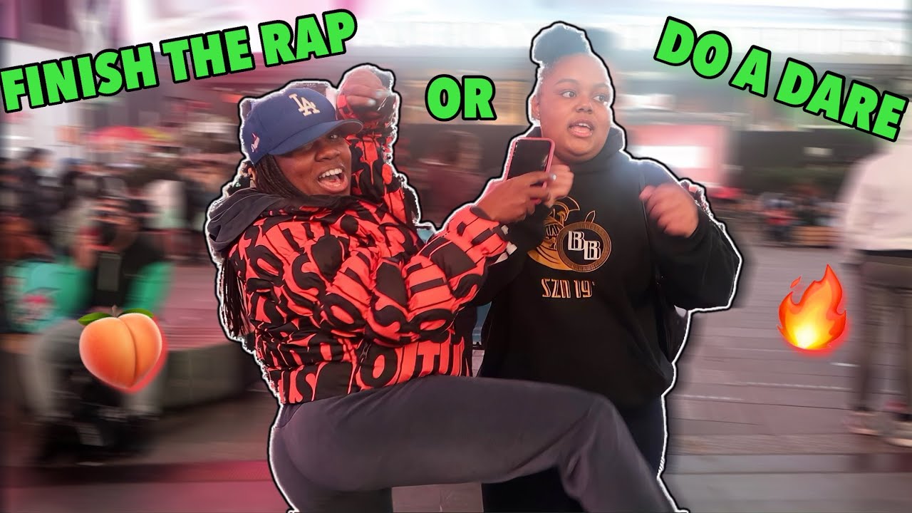 FINISH THE RAP OR DO A DARE 🤯🕺🏾 - YouTube