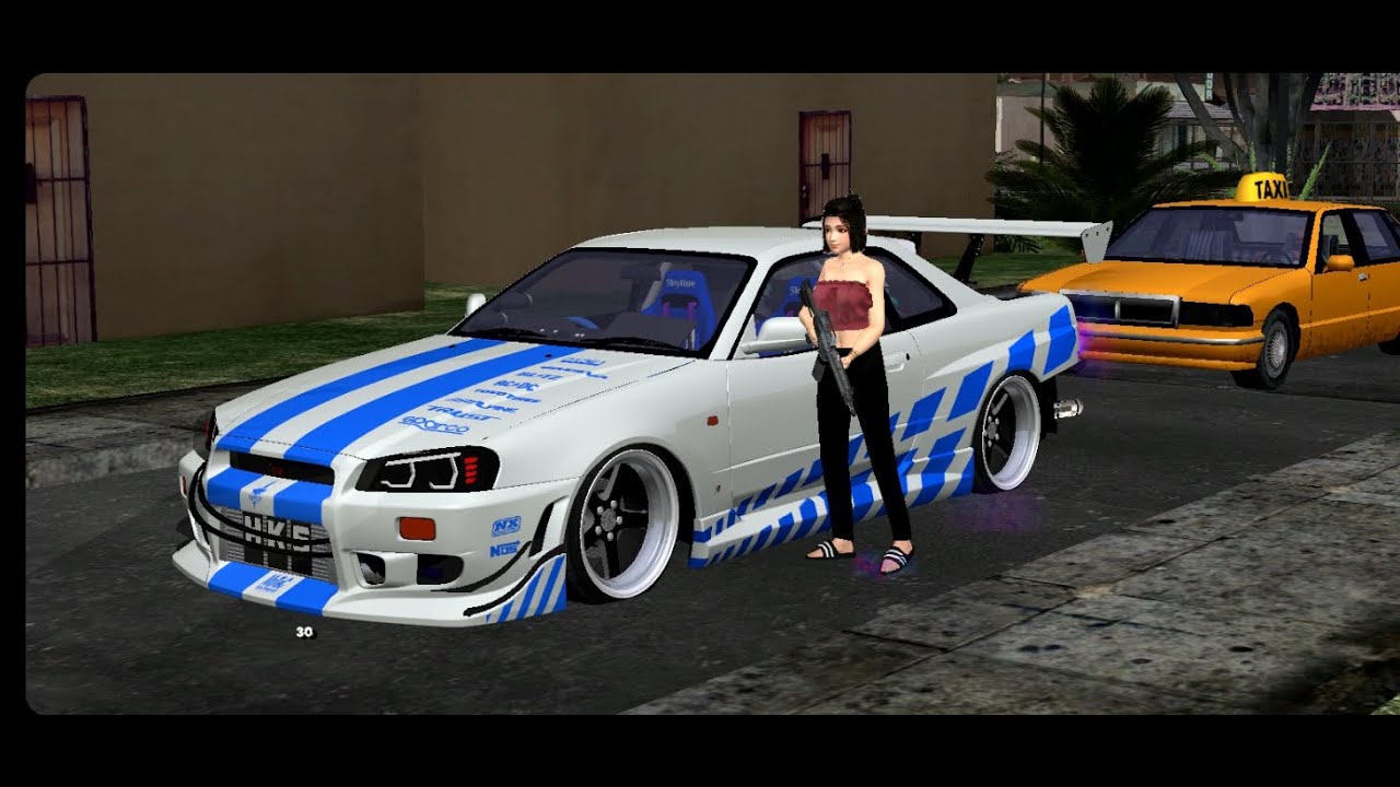 MOD SKYLINE R34 TWIN TURBO BY @ridwanfast. - YouTube