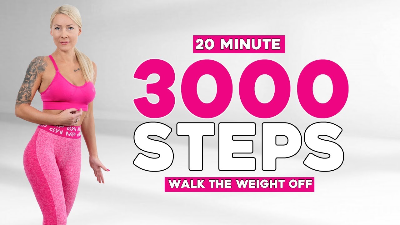 Knee Friendly 3000 Steps Workout 20 Min Low Impact Cardio At Home No Jumping - YouTube