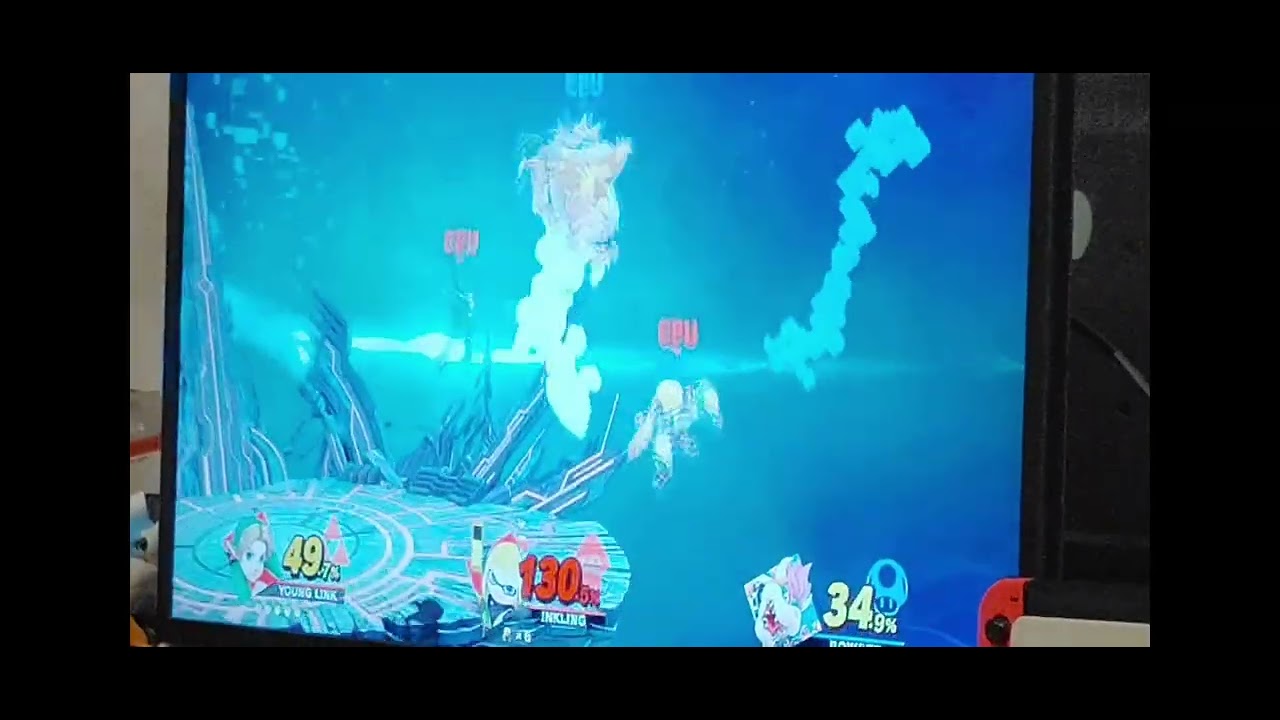 Super Smash Bros Ultimate Young Link & Inkling Girl Vs Bowser (Request ...