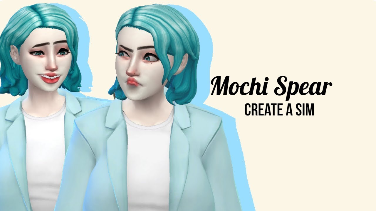 Mochi Spear || Create A Sim || Sims 4 - YouTube
