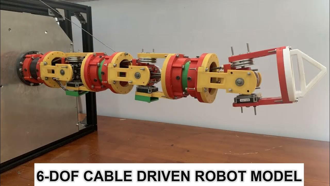 Design model and motion controller for 6-DOF cable driven robot system based on CAN Network ...