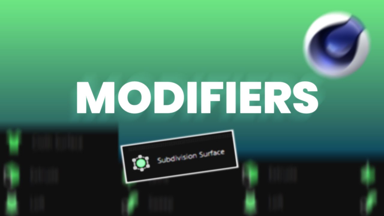 Introduction to Modifiers in Cinema4D -- A Beginners only lesson! - YouTube