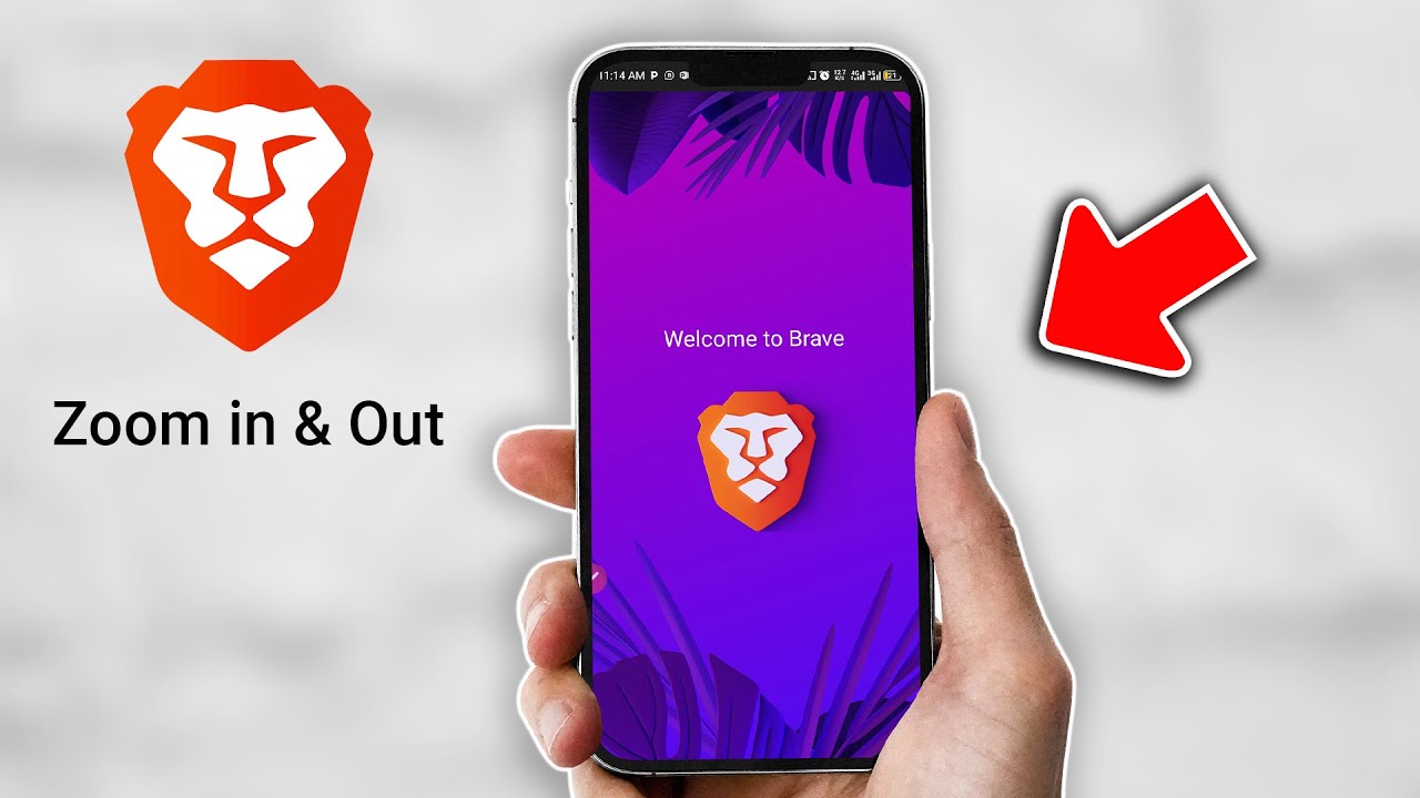 Zoom In and Out on Brave Browser Mobile: Here's How - YouTube