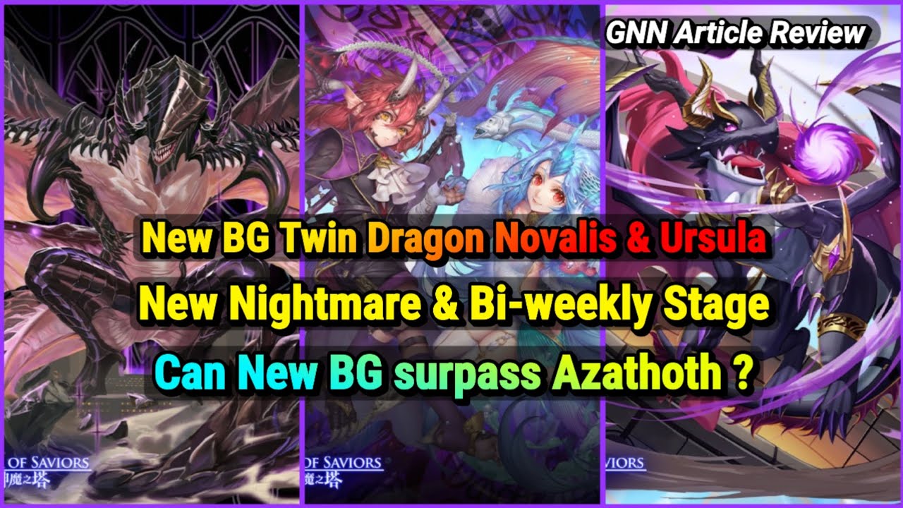 GNN Review: New Dragon BG Novalis & Ursula. New Nightmare & Bi-weekly ...
