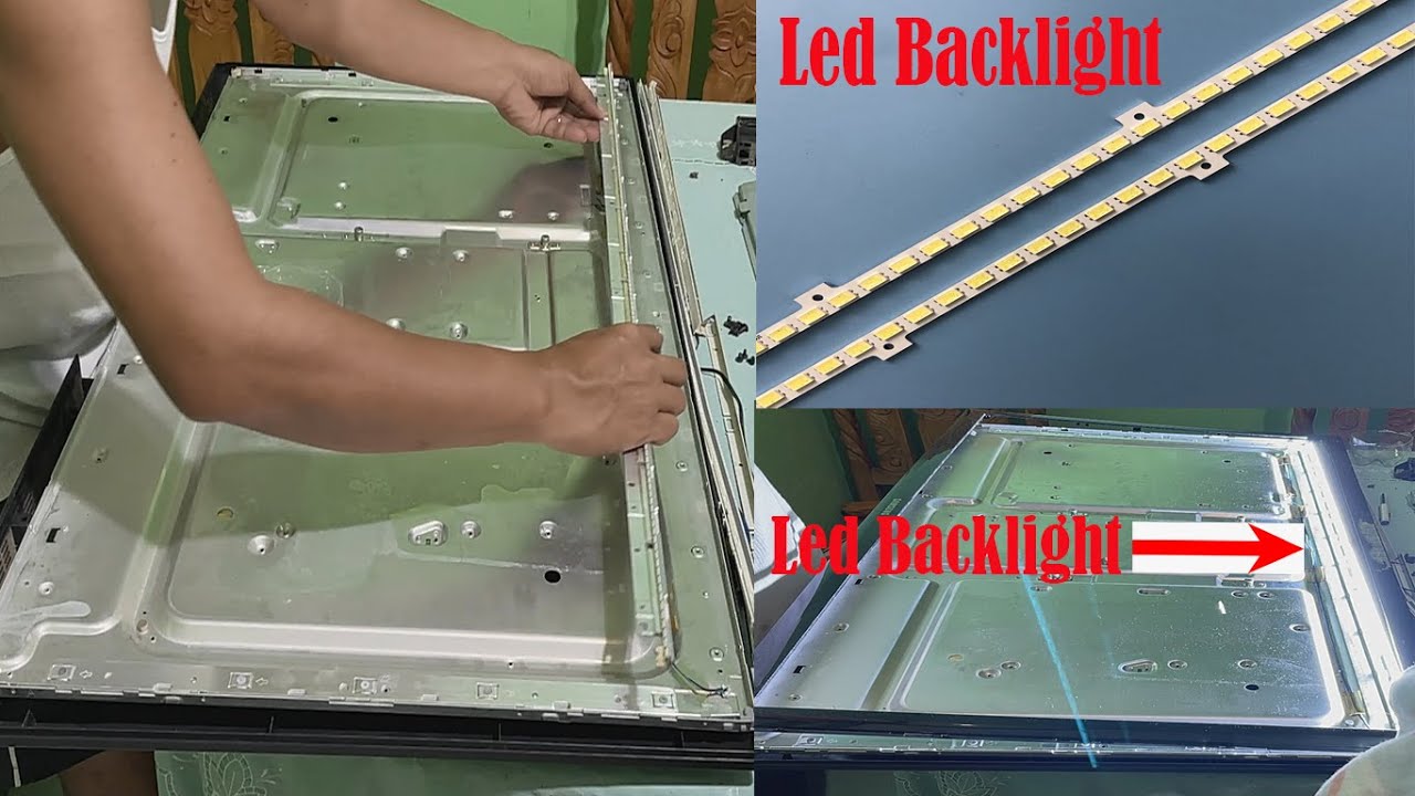 Replaced 40inch Samsung TV UA40D5000 Led Backlight - YouTube