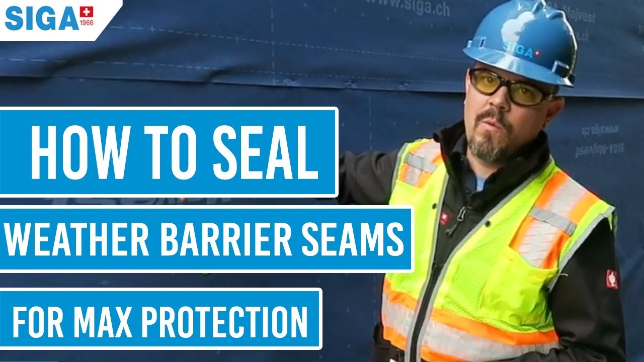 How to Seal Weather Barrier Seams for Max Protection - YouTube
