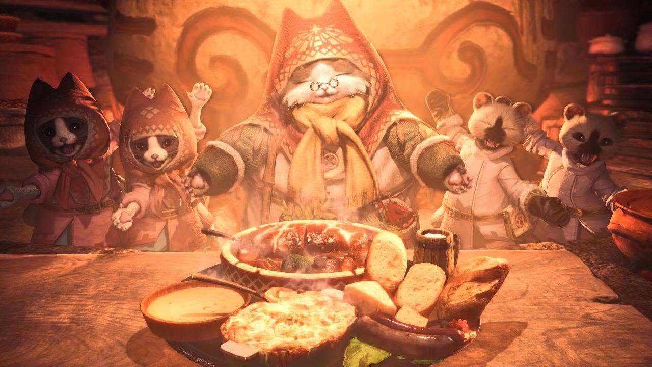 Grammeowster Chef Cooking | Monster Hunter World: Iceborne - YouTube