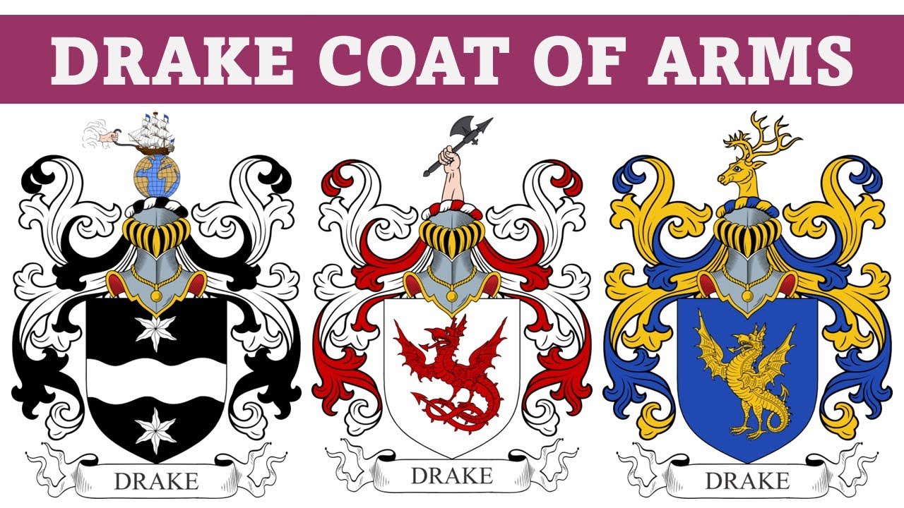 Drake Coat of Arms & Family Crest - Symbols, Bearers, History - YouTube