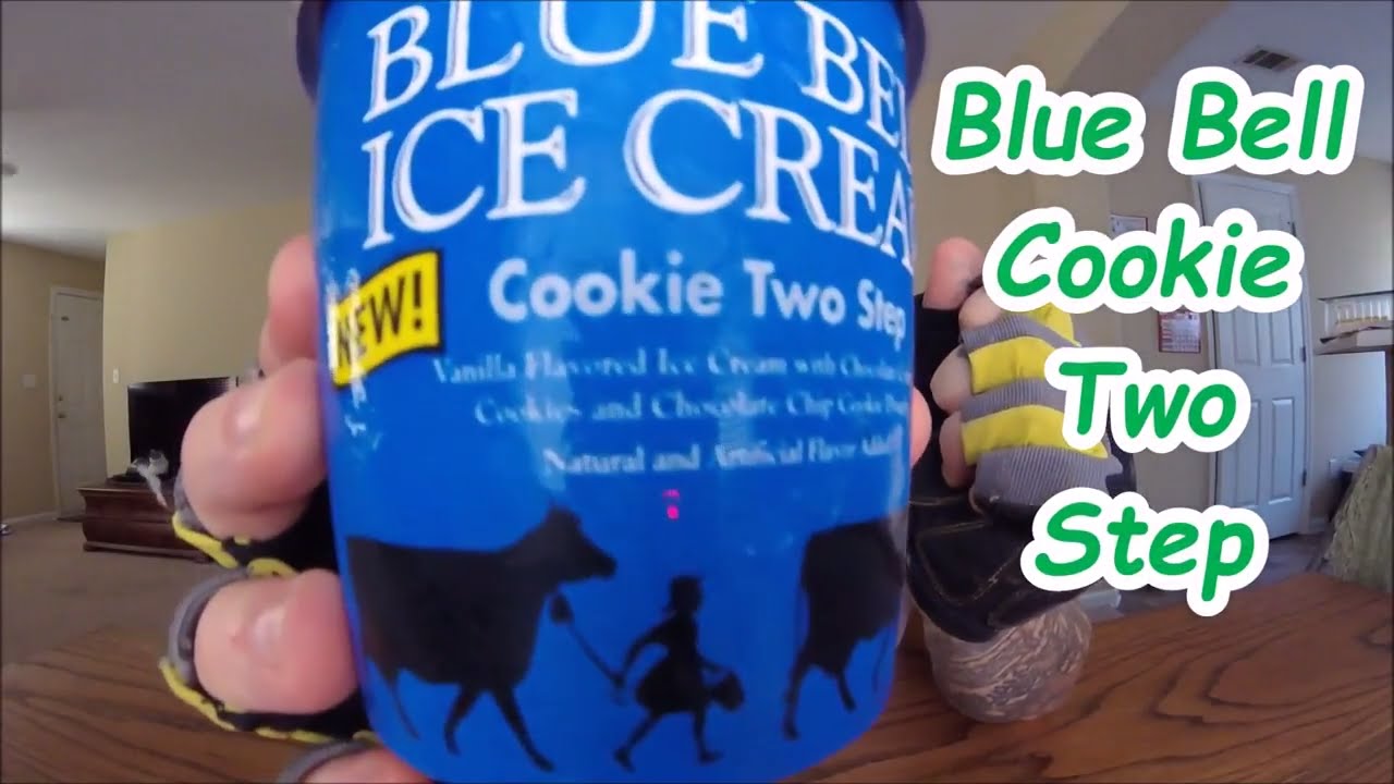 Blue Bell Cookie Two Step ice cream - YouTube