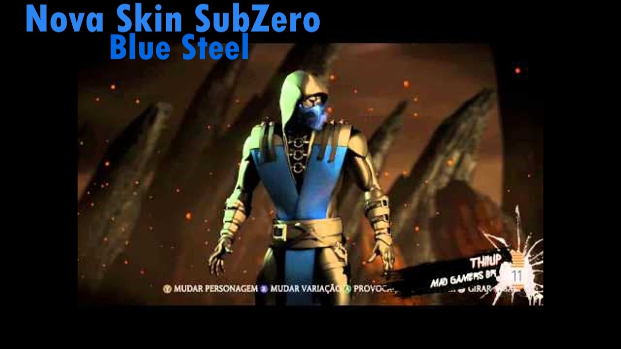Mortal Kombat x - Sub-Zero Blue Steel - YouTube