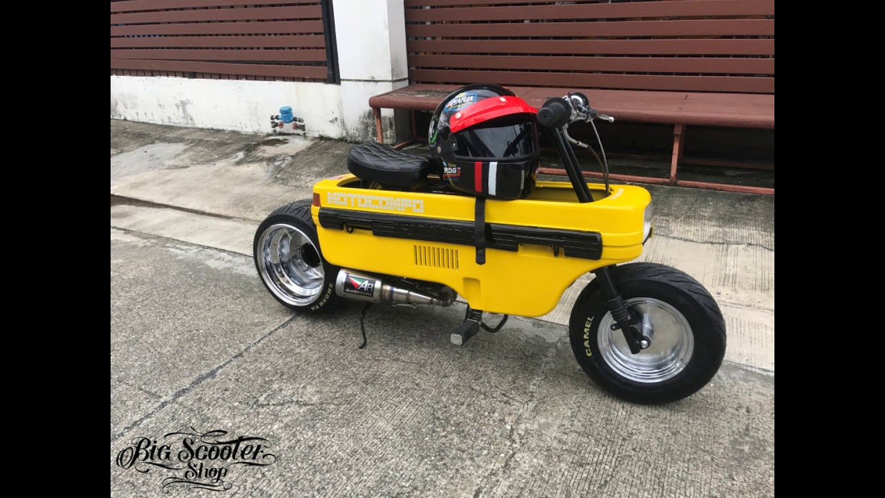 Bigscooter Shop bkk : Test 2 Honda MOTOCOMPO Custom - YouTube