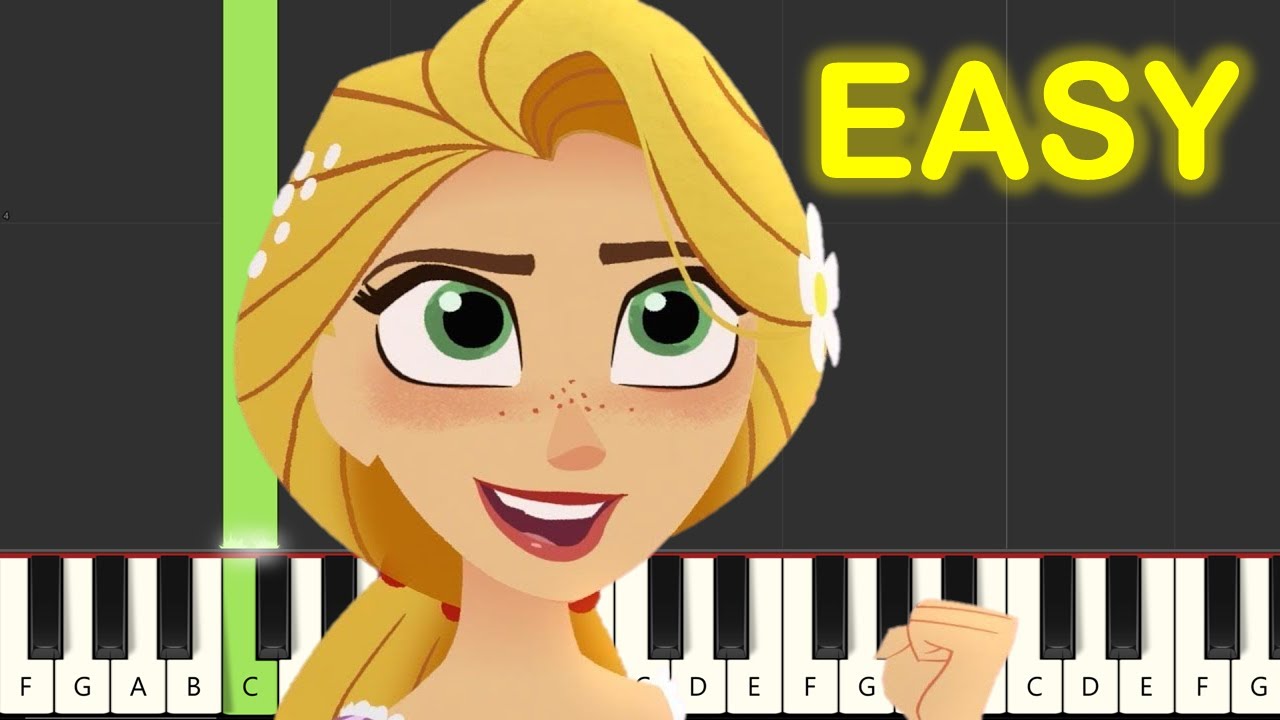 Set Yourself Free Rapunzel's Tangled Adventure Disney Piano Tutorial ...