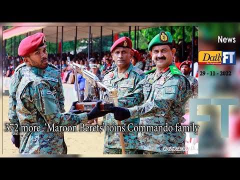 372 more ‘Maroon Berets’ joins Commando family - YouTube