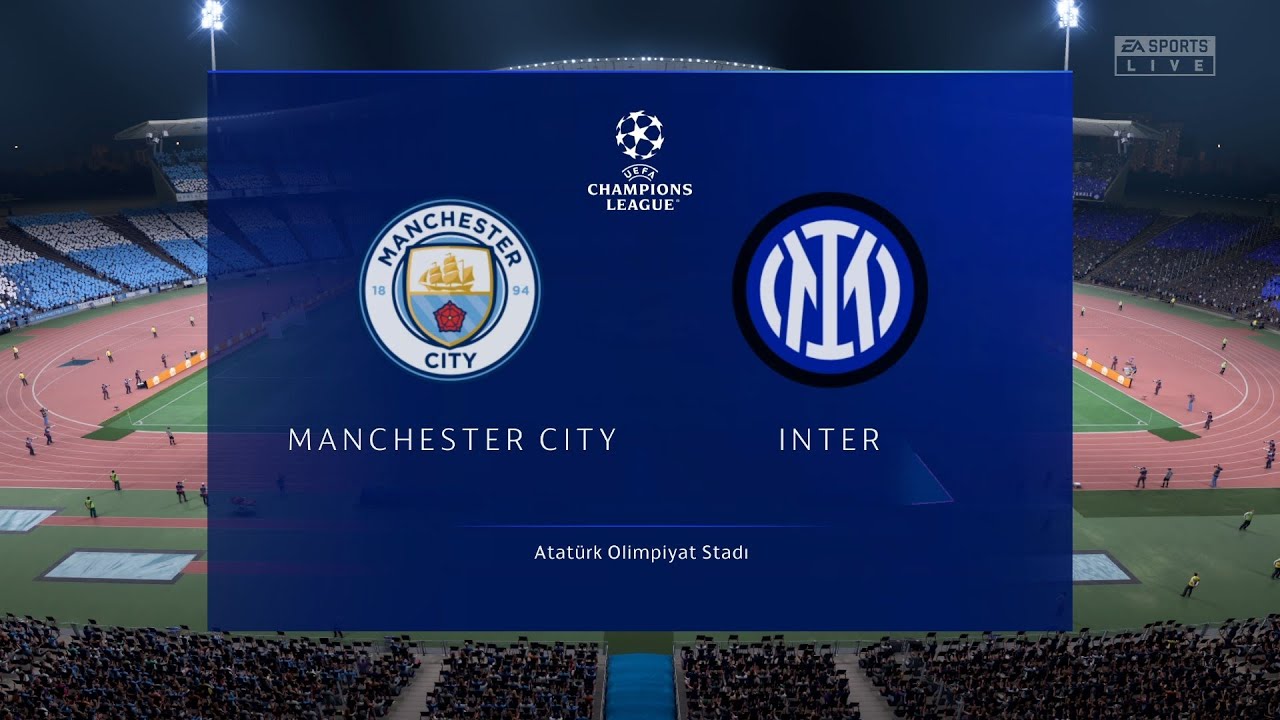 Manchester City vs Inter | UEFA Champions League Final | FIFA - YouTube