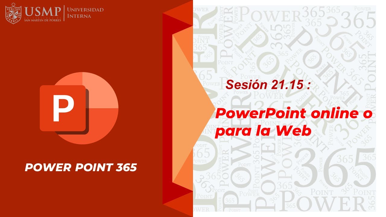 Power Point 365 : Sesión 21.15 - PowerPoint online o para la Web - YouTube