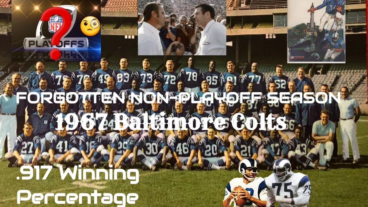 Forgotten NFL Non-Playoff Team: 1967 Baltimore Colts - YouTube