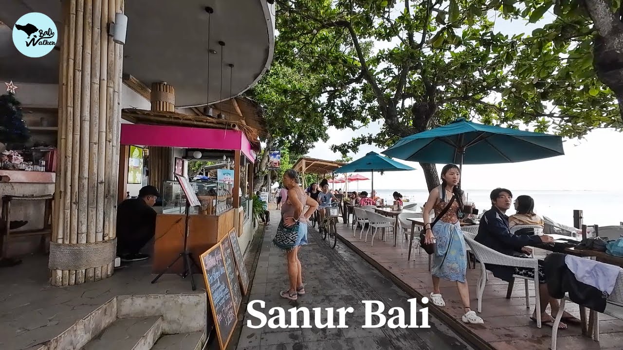 Beautiful Morning Vibes at Sanur Beach Bali | Walking Tour Duyung Beach ...