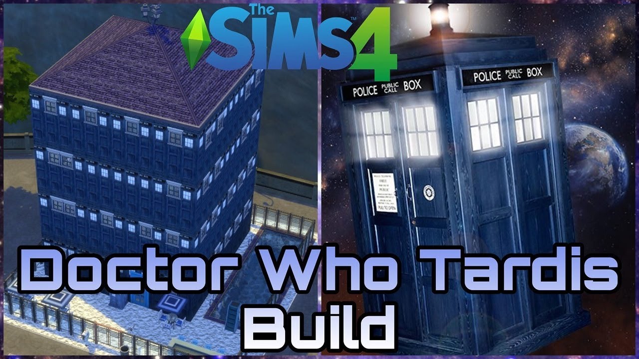 Sims 4 - Doctor Who Tardis Build - YouTube