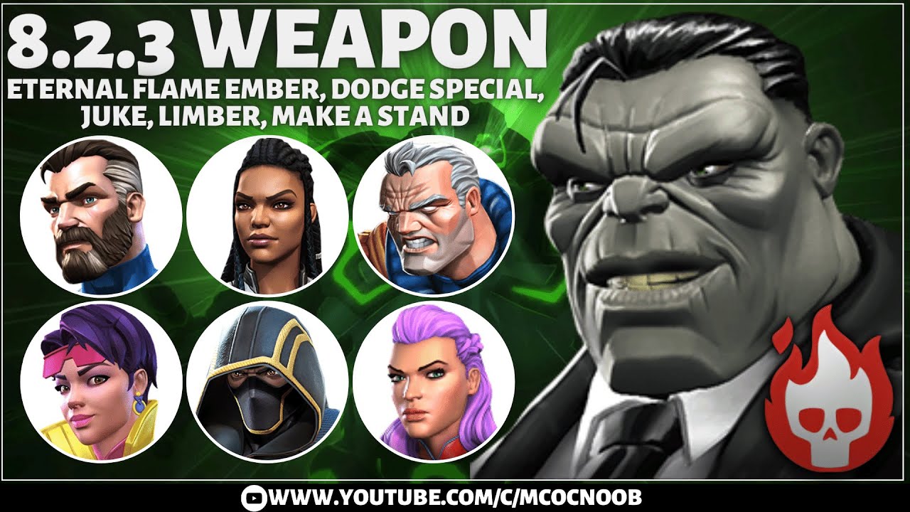 MCOC Act 8.2.3: Weapon - Eternal Flame Ember, Dode Special, Juke ...
