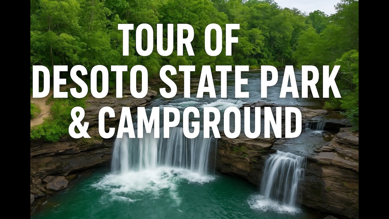 Tour of DeSoto State Park | Campground Tour, Pool, and General Store ...