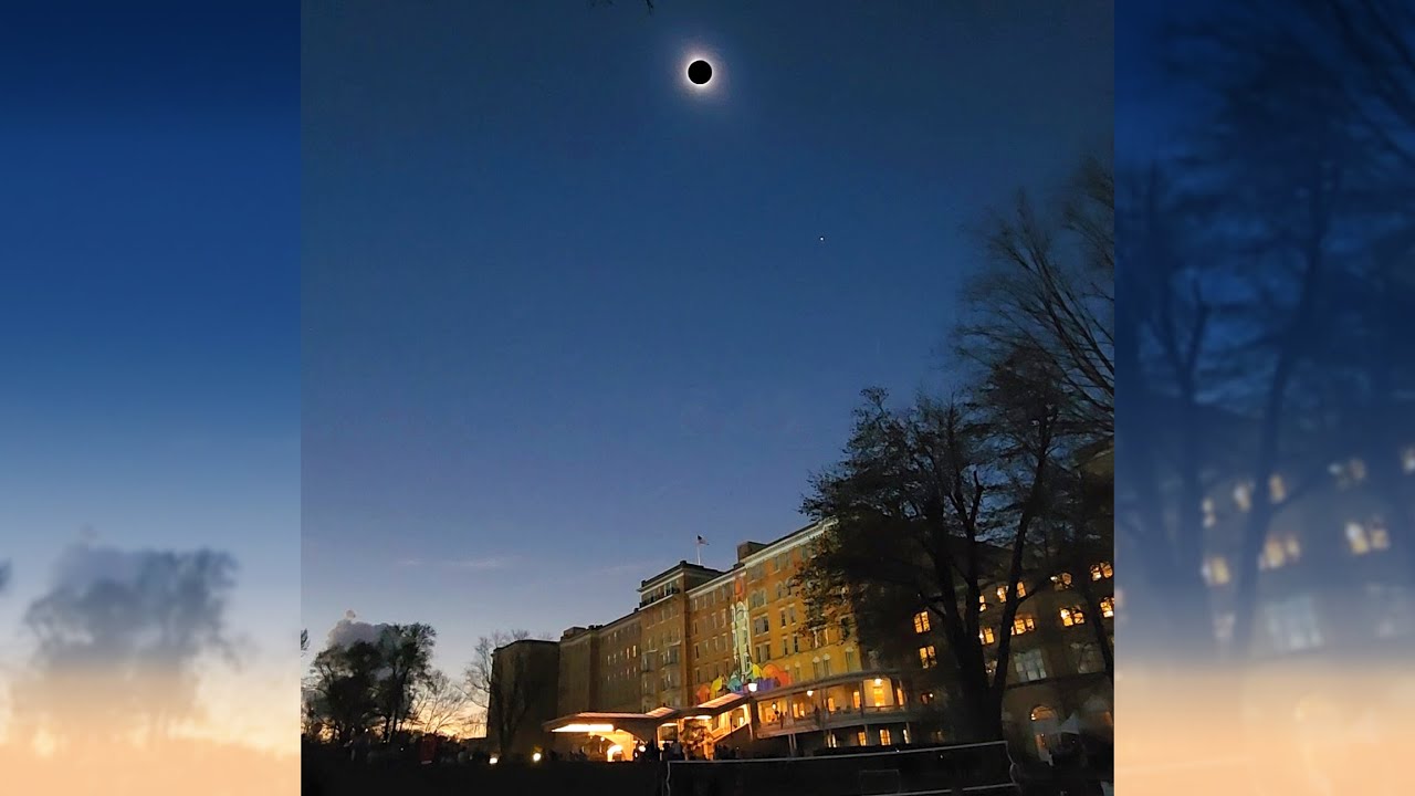 The 2024 Total Solar Eclipse at French Lick Resort - YouTube