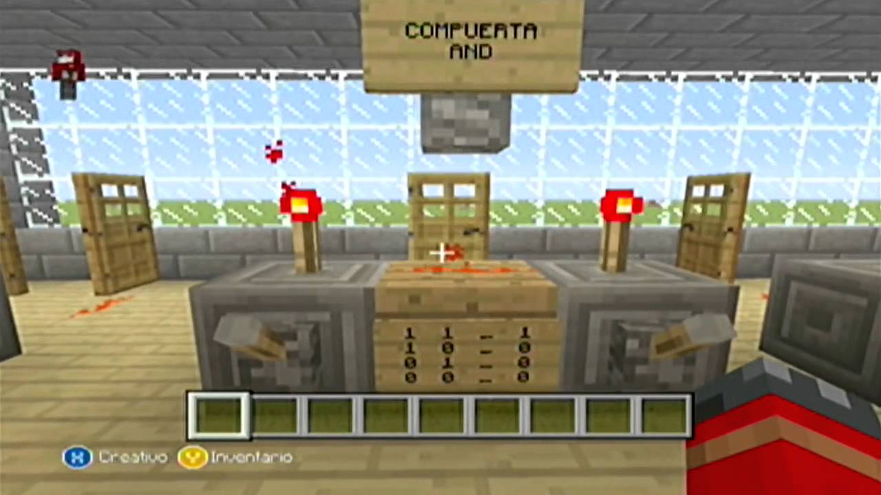 Tutorial: Compuertas Lógicas Básicas | Minecraft Xbox360 | TU24 ...