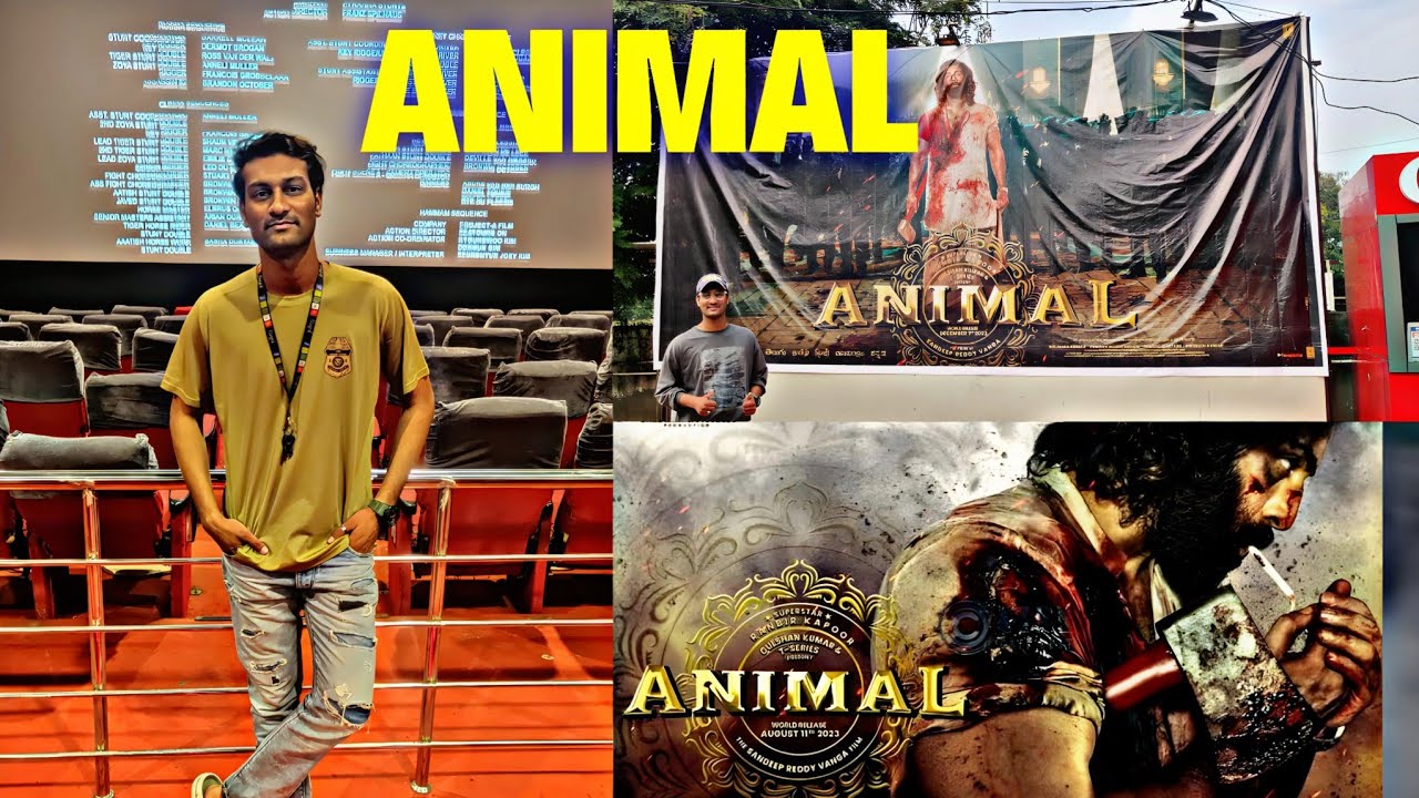 Animal Movie First Day Show 😍 #ranbirkapoor #anilkapoor #bobydeol # ...