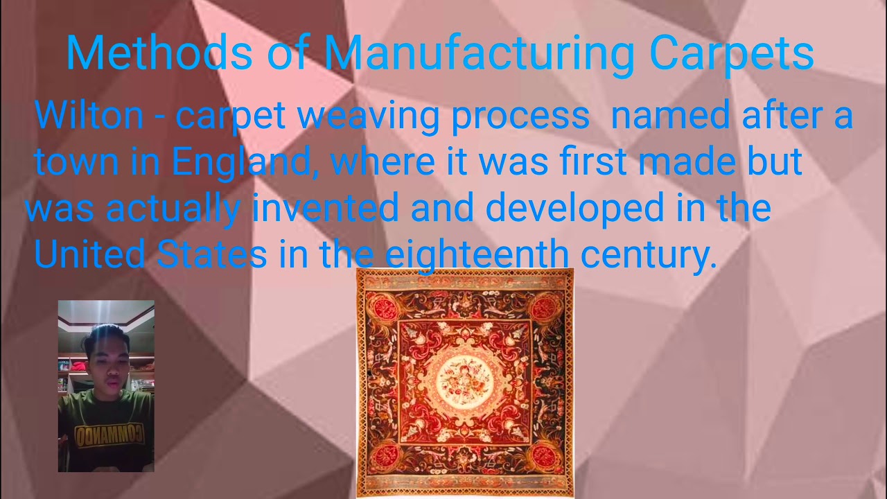Parts of Carpet | Methods of Manufacturing Carpets - YouTube