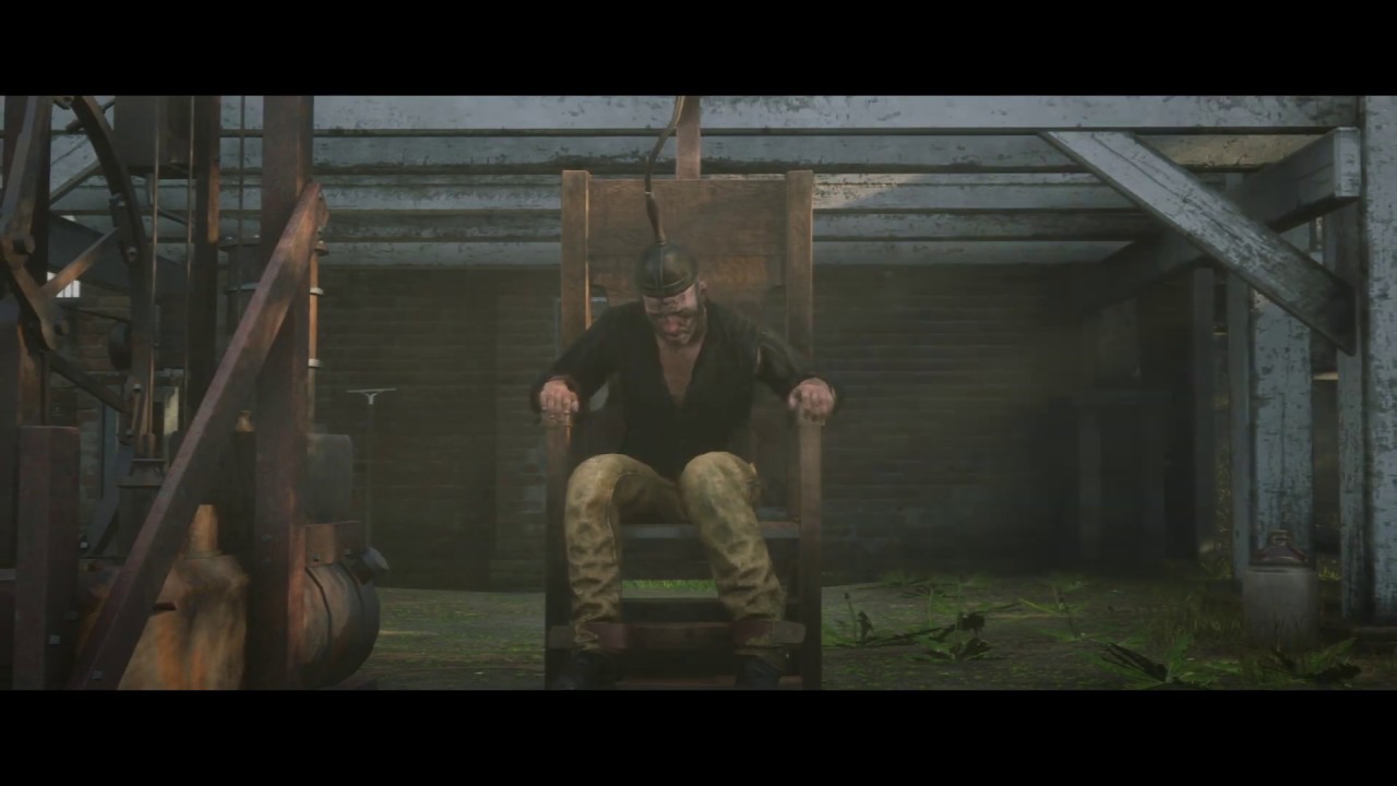 Ejecución en la Silla Eléctrica en Red Dead Redemption 2 - YouTube