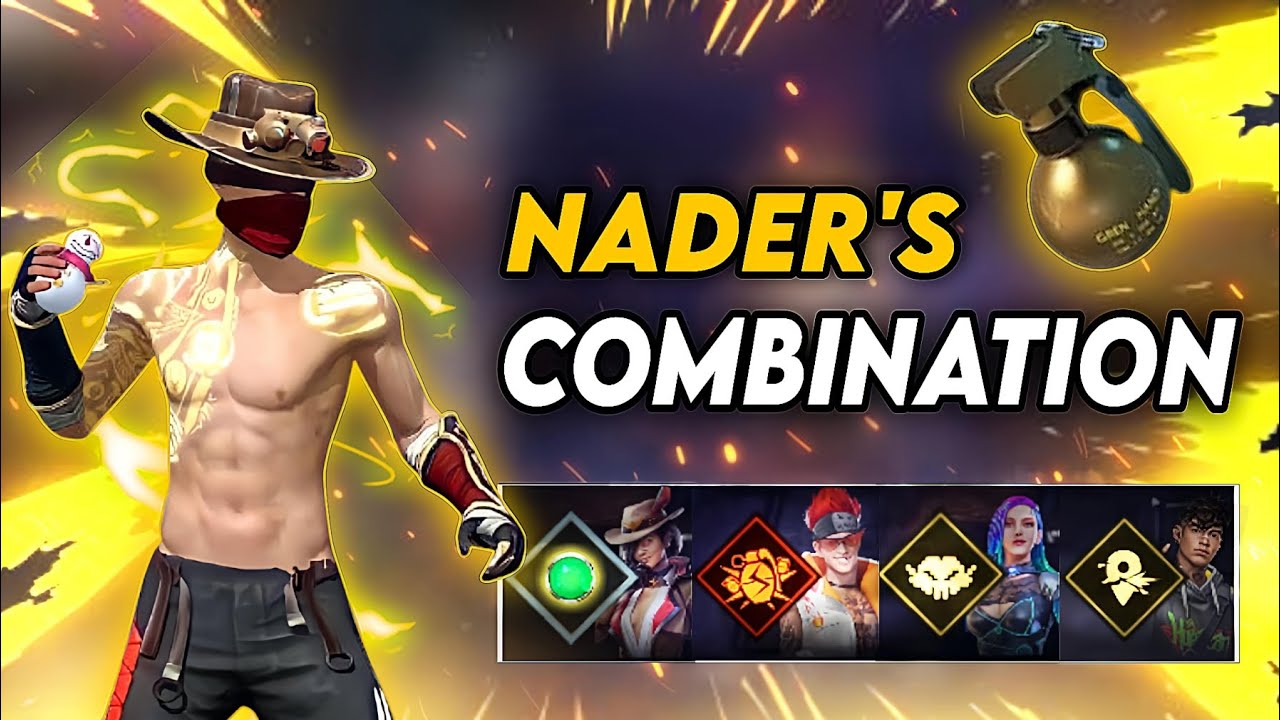 free fire grenade character combination | ff grenade character | new ...