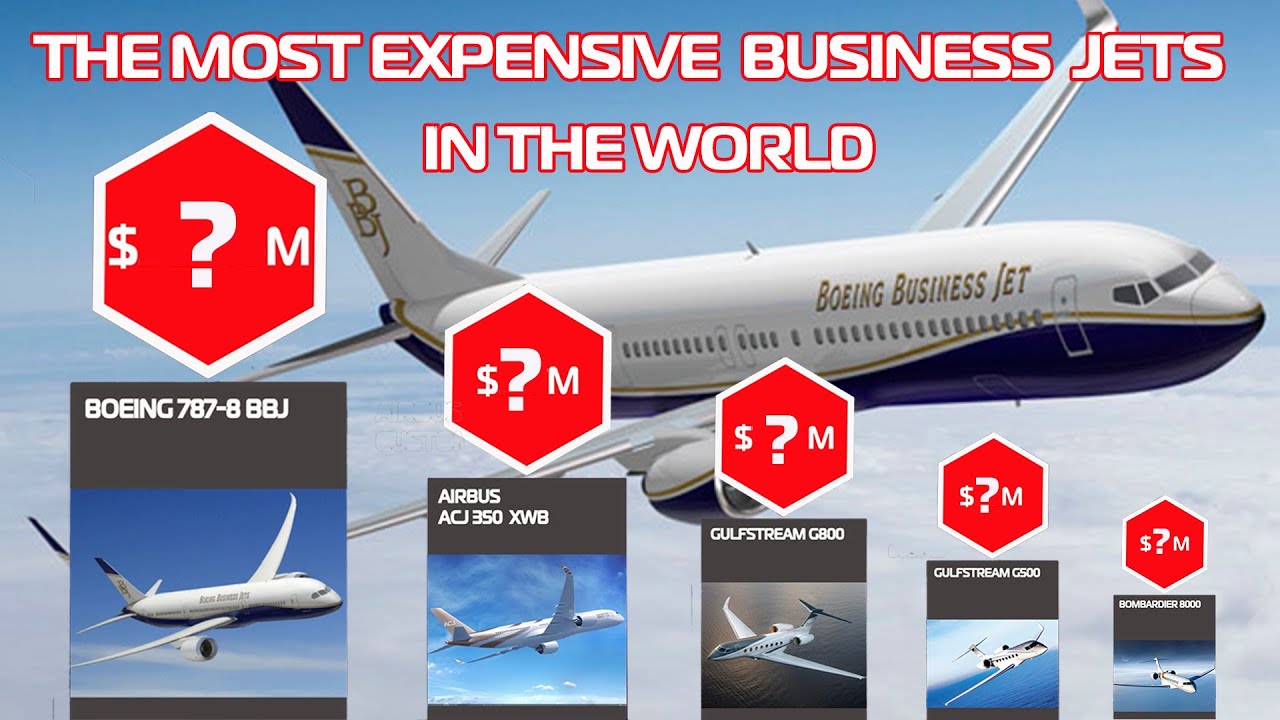MOST EXPENSIVE BUSINESSES JETS IN THE WORLD # 3 - YouTube