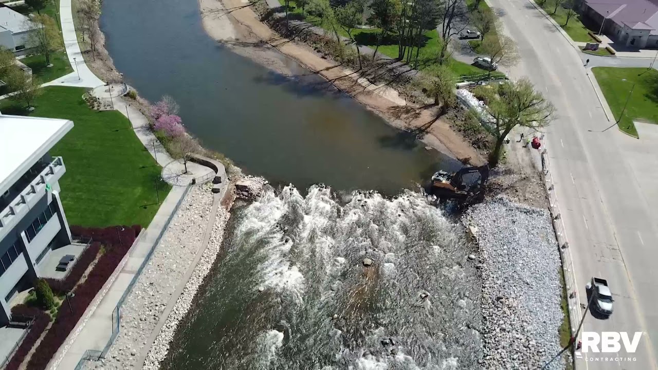 Elkhart Dam Removal Project | RBV Contracting - YouTube