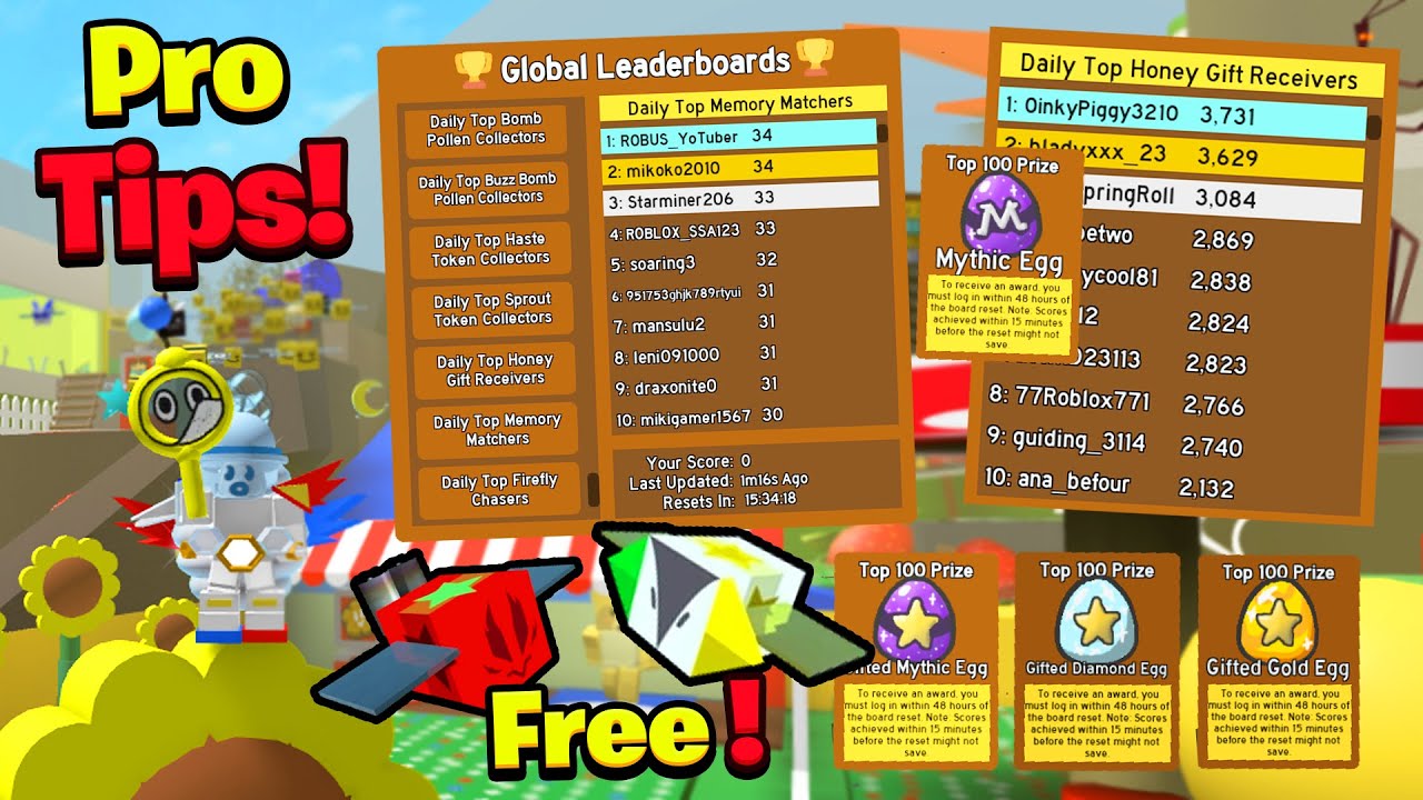 How YOU Can ABUSE THIS Leaderboard! Mythic Bees FAST = Building ...