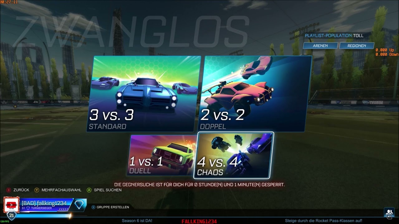 1 Minute Ban @Rocket League for being to good? - YouTube