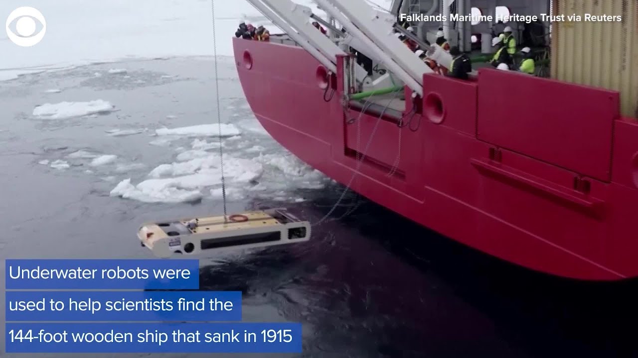 WEB EXTRA: Shipwreck Of 'Endurance' Found In Antarctica After 107 Years ...