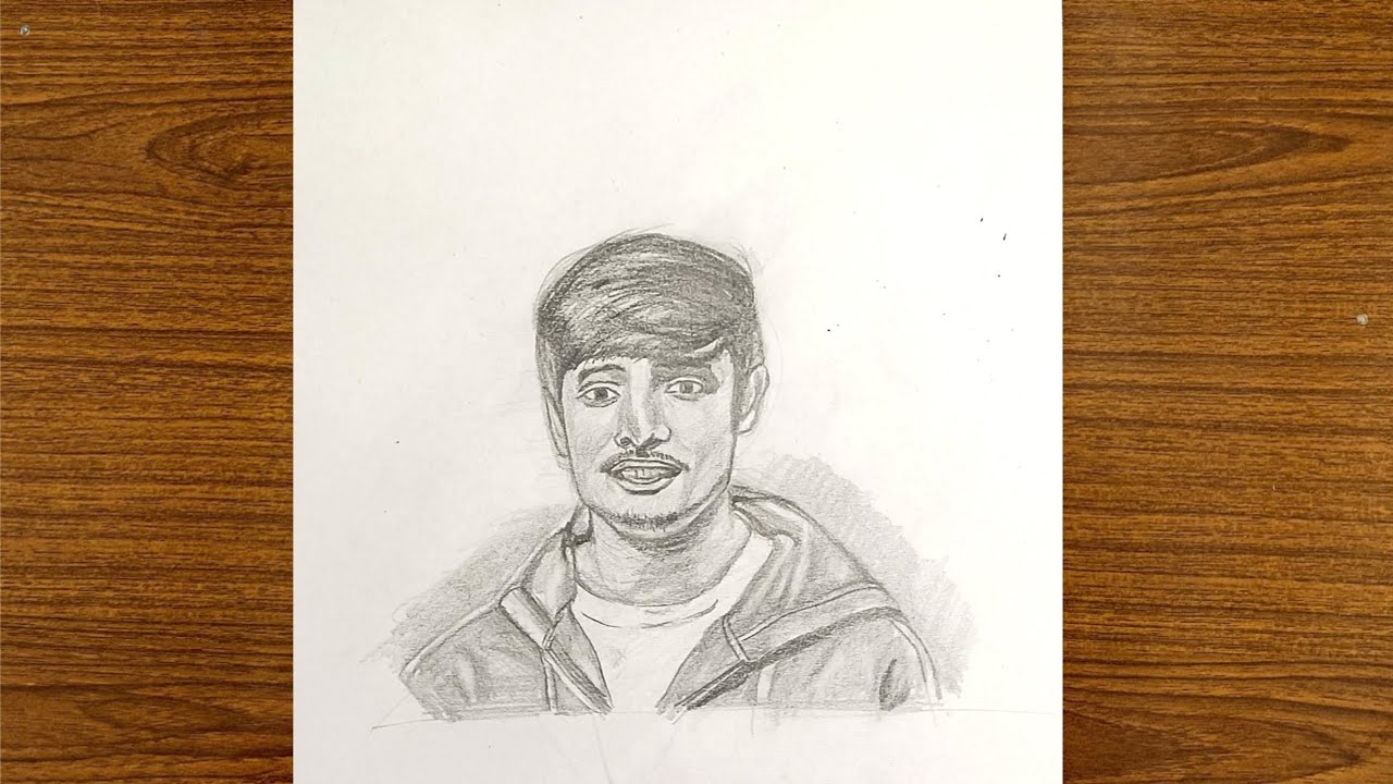 how to draw Ajju Bhai @TotalGaming093 || Chhota artist KI - YouTube
