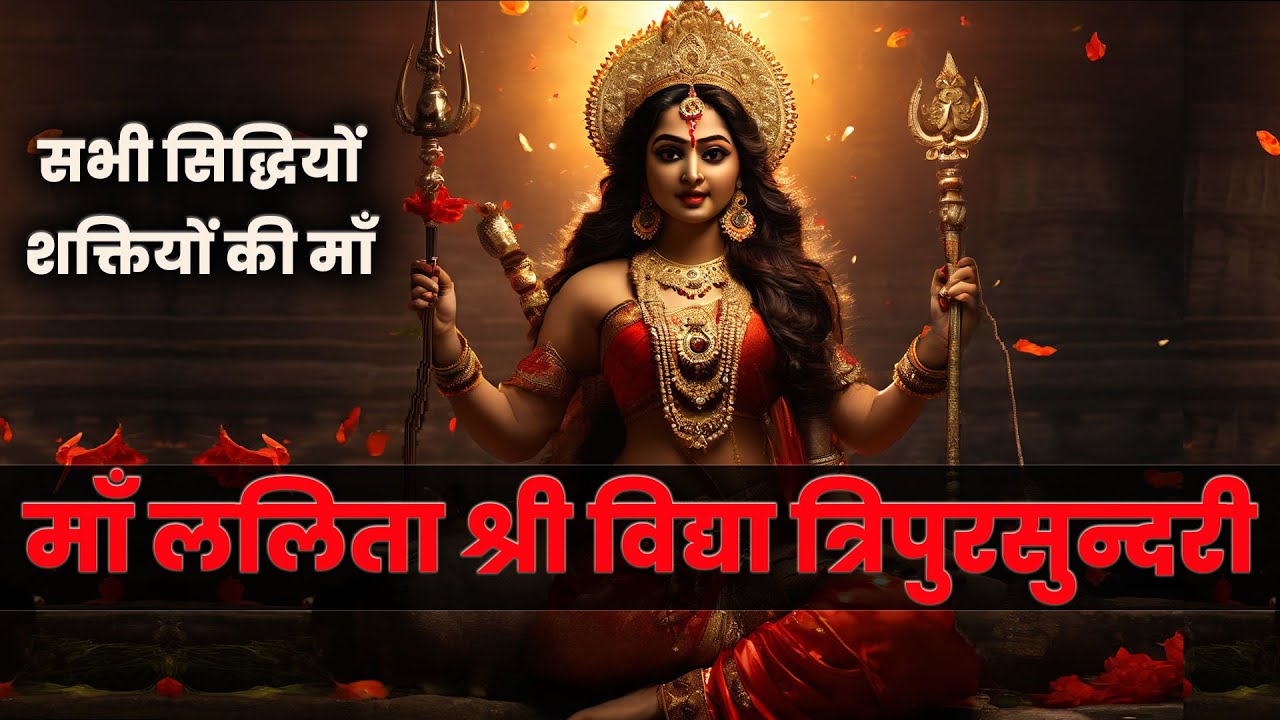 Tripur Sundari | Ma Lalita Devi | Shri Maha Vidya | सभी शक्तियों सिद्धियों और त्रिदेवों की जननी ...