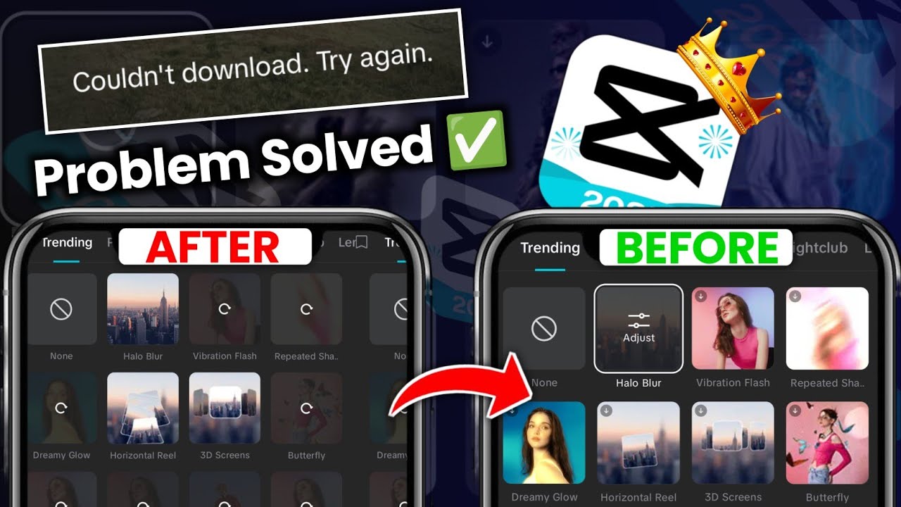 Couldn't Download Try Again Capcut 2025 | How to Fix Couldn't Download Try Again In Capcut - YouTube