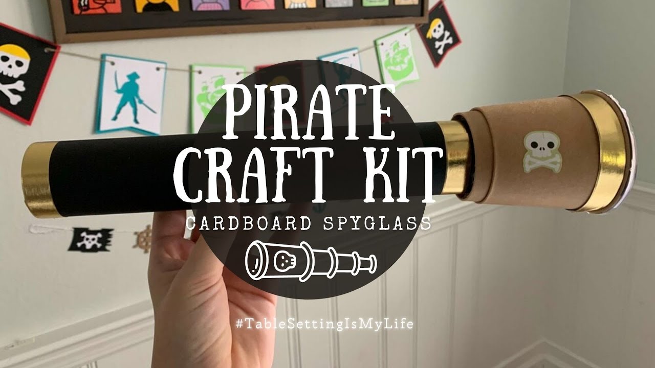 Pirate Spyglass Craft Kit - YouTube
