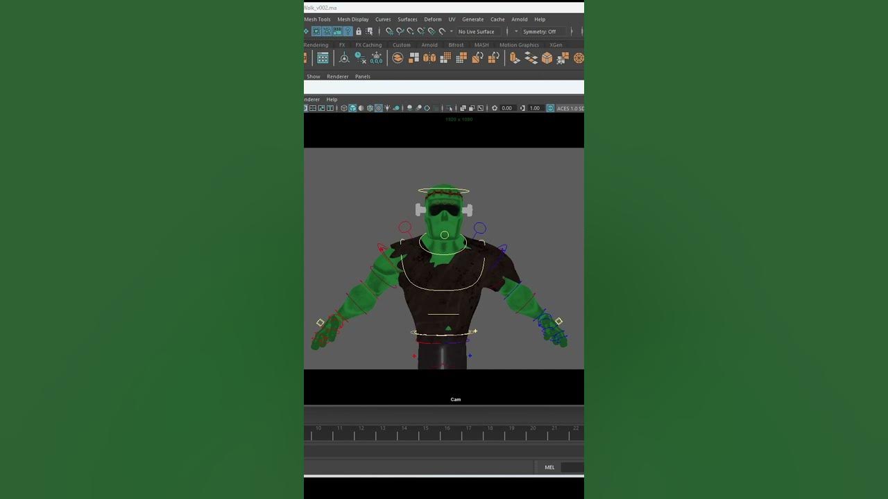 How to Create jump Scare with Franky #shorts #jumpscare #3danimation - YouTube