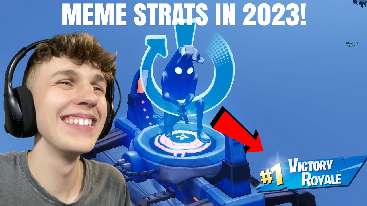 TRYING MEME STRATS IN 2023!!!! Fortnite Battle Royale - YouTube