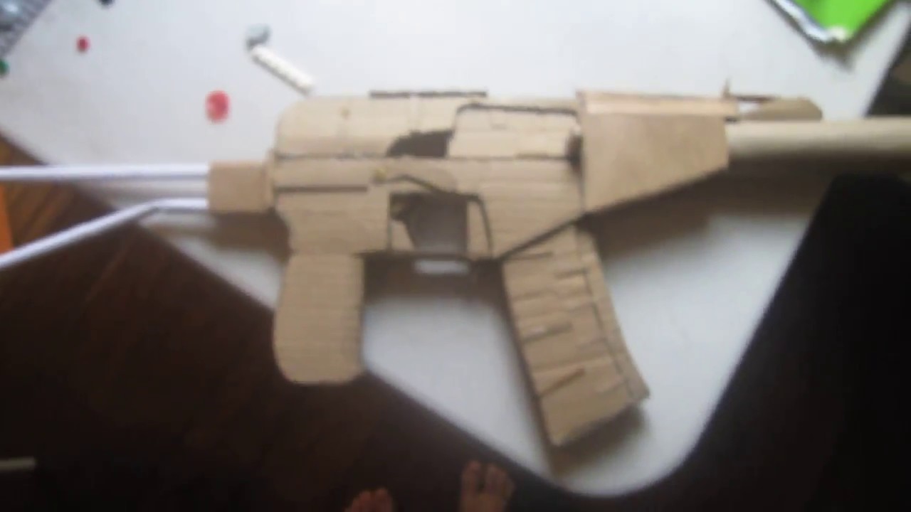 cardboard AS-VAL best on youtube( i think ) - YouTube