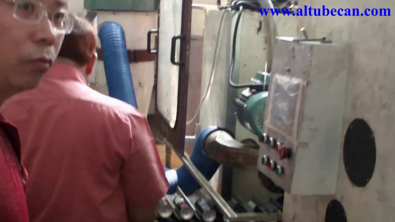 XR014D Necking machine - YouTube