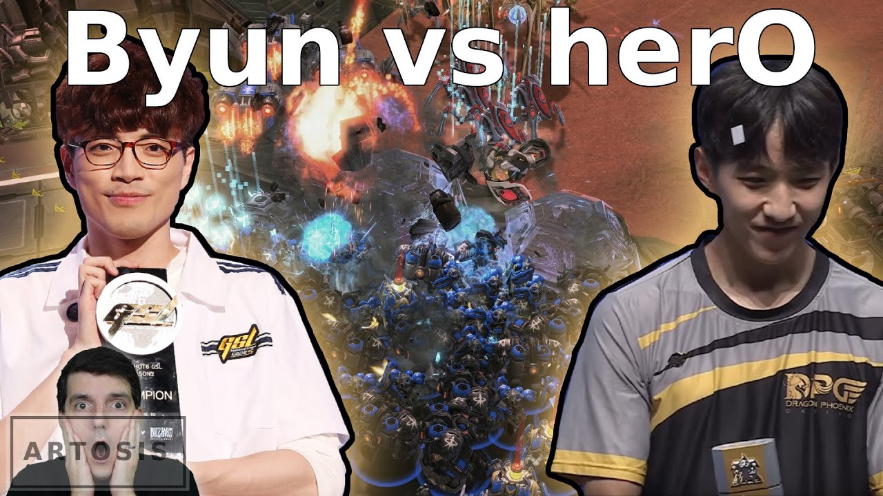 Unstoppable? - herO vs Byun - Bo3 - (StarCraft 2) - YouTube