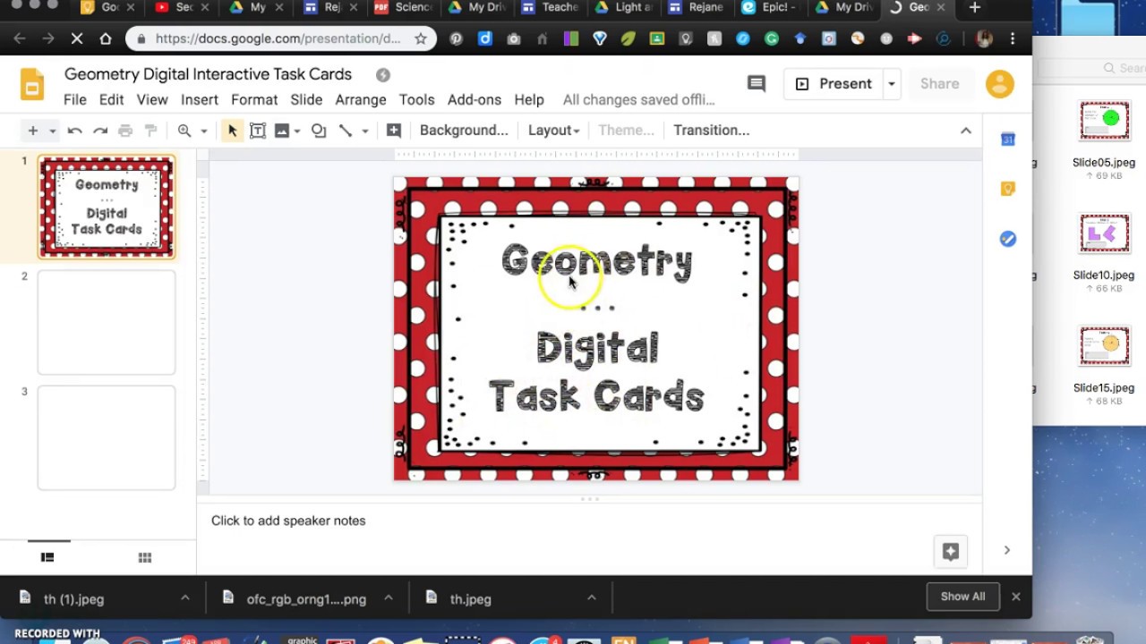 How To Make Digital Task Cards YouTube How To Make Digital Task Cards YouTube
